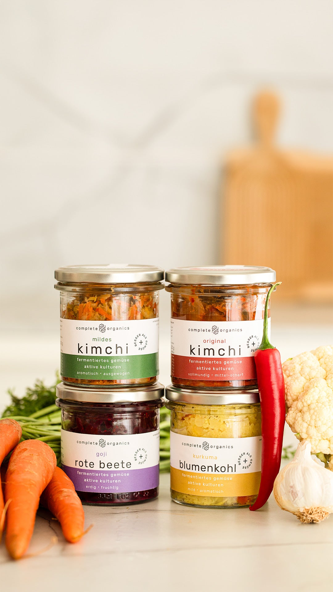 fermentiertes Gemüse und Kimchi aus unserer Manufaktur in München